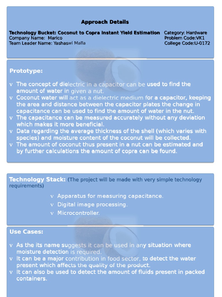 Coconut To Copra | PDF | Technology & Engineering