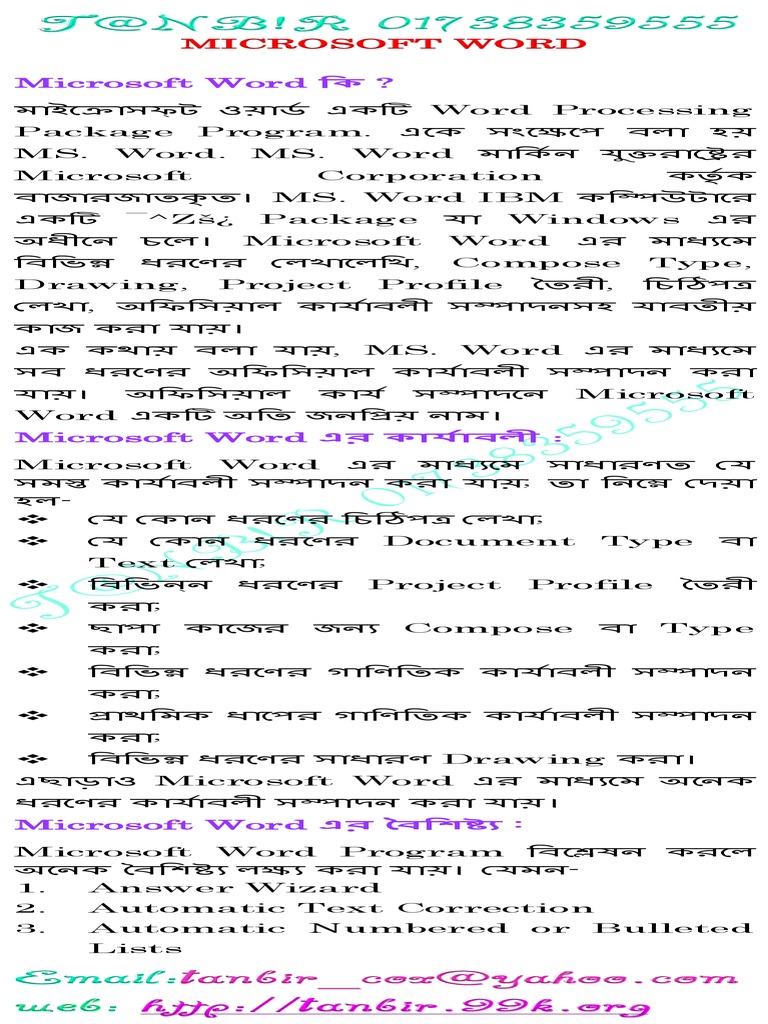 MSo Microsoft Word | PDF | Desktop Computer | Microsoft Word