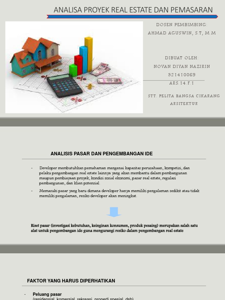 Analisis Dan Pemasaran Proyek Real Estate | PDF