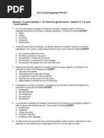 TESOL Sample Test Questions | PDF | Learning | Teachers