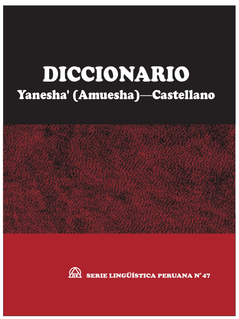 Diccionario Yanesha - Español | PDF | Artes del Lenguaje y Comunicación ...