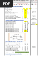 Weld Design Spreadsheet | PDF | Welding | Construction