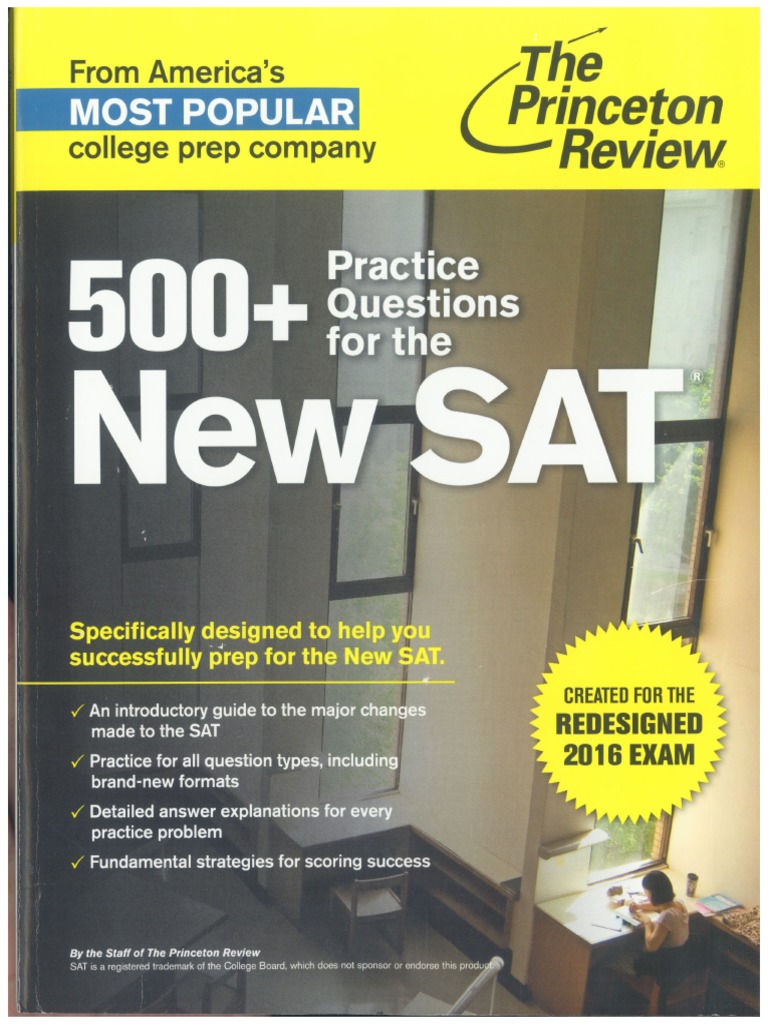 Princeton Review 500+ Practice Questions For The New SAT | PDF