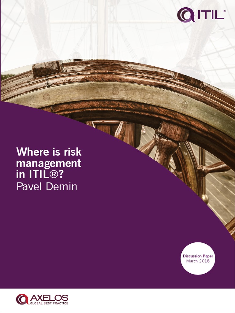 ITIL Where Is Risk Management | PDF | Risk Management | Itil