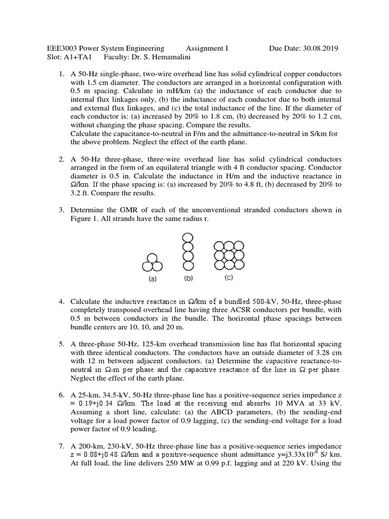 Practice Problems Power Systems | Download Free PDF | Electrical ...