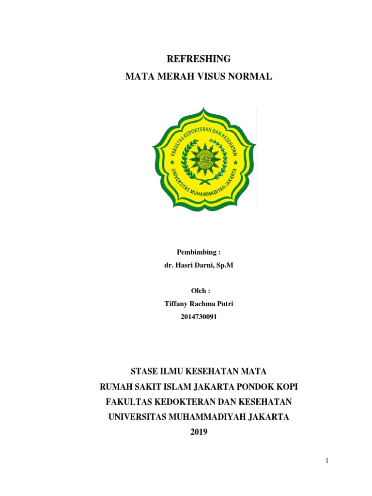 Mata Merah Visus Normal | PDF