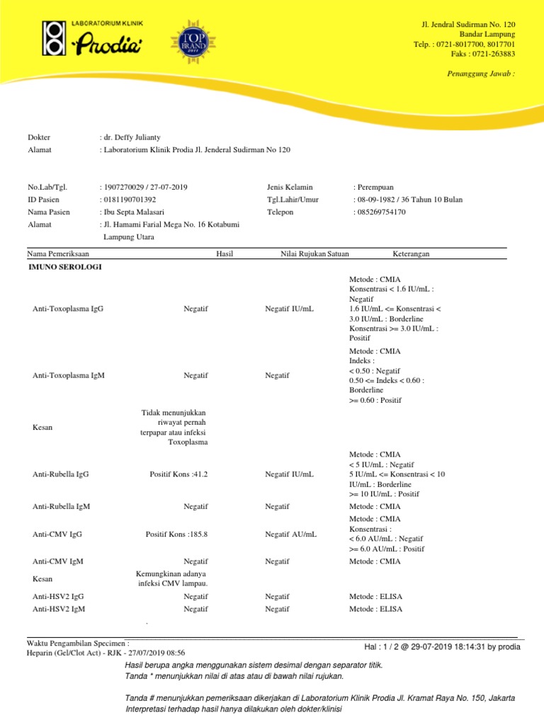 Lab Result-1907270029 | PDF