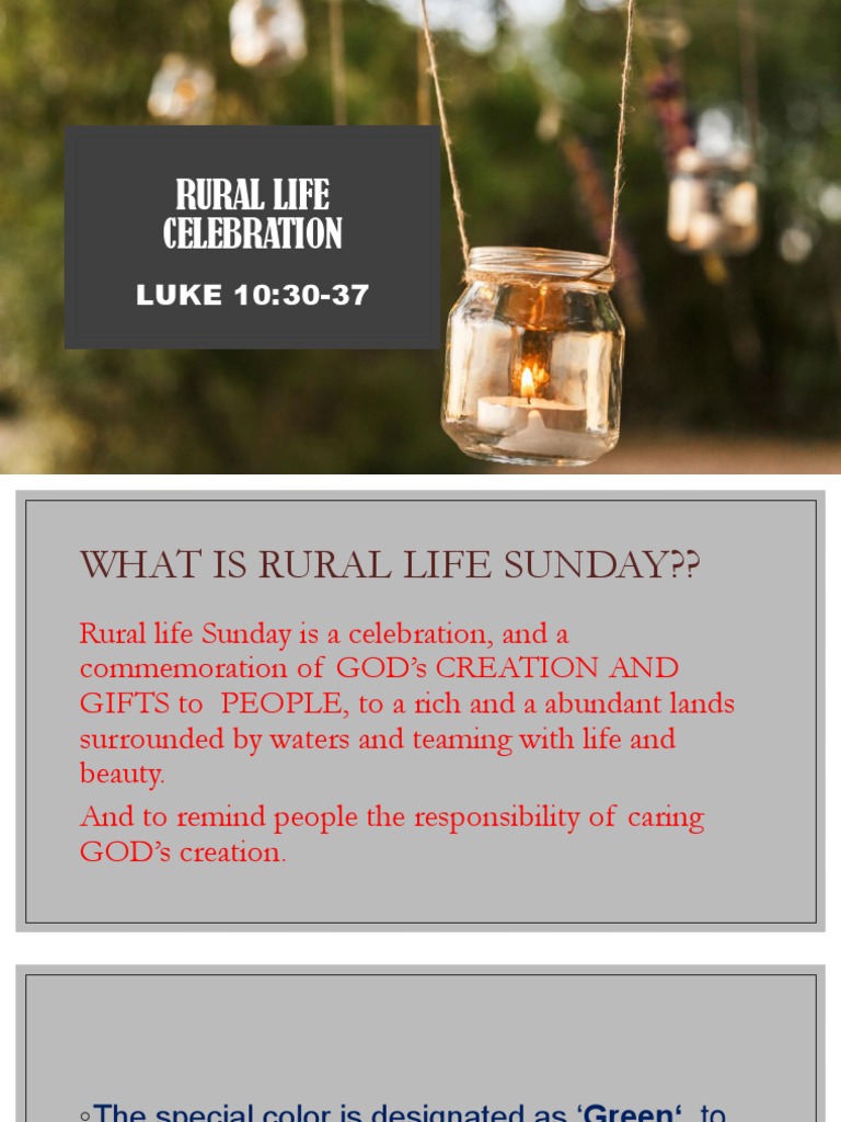 Rural Life Celebration | PDF