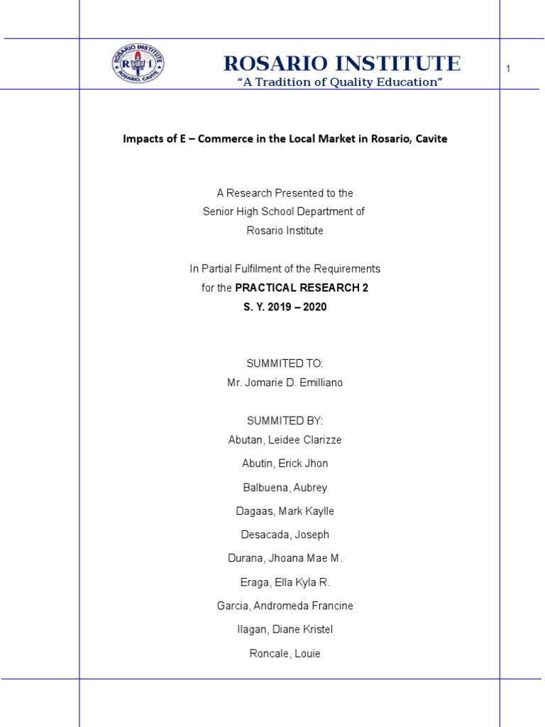 pr2 Group 3 | PDF | E Commerce | Online Shopping