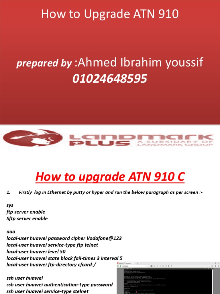 How To Upgrade ATN 910 C | PDF
