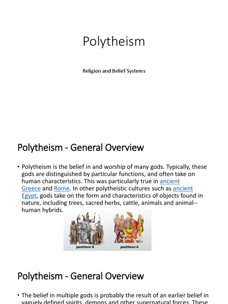 Polytheism | PDF | Polytheism | Monotheism