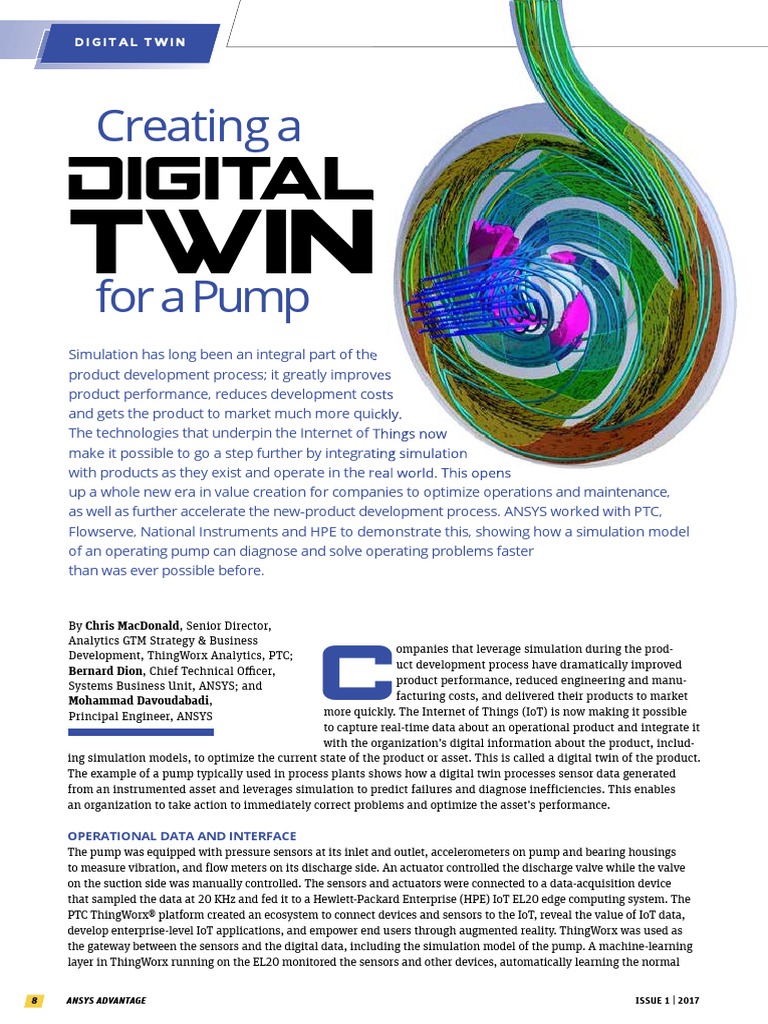 Creating A Digital Twin For A Pump AA V11 I1 | PDF | Internet Of Things ...