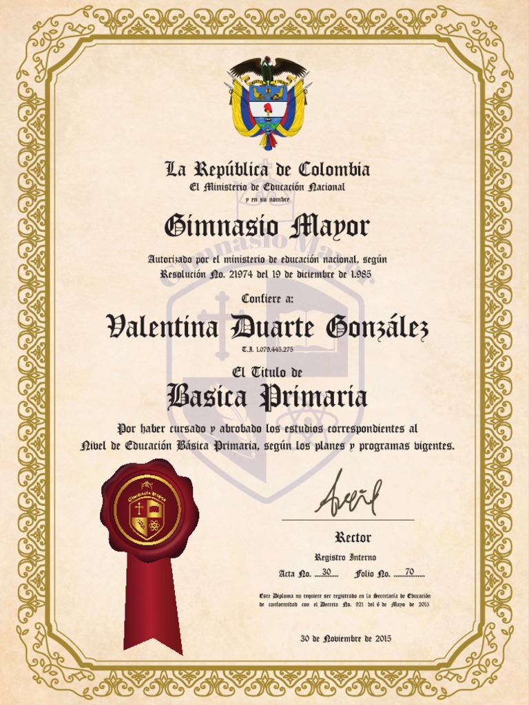 Diploma Primaria | PDF