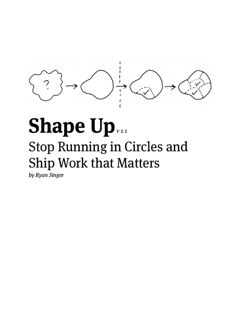 Shape Up | PDF | Scrum (Software Development) | Design