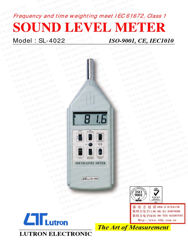 Datasheet Lutron SL 4022 | PDF | Informática y tecnología de la ...
