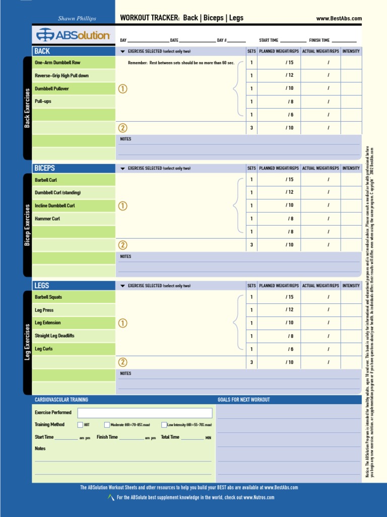 ABS Solution Worksheet | PDF | Recreation | Physical Exercise