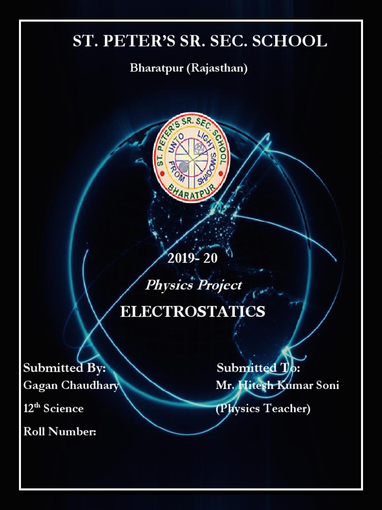Physics Project | PDF | Electric Charge | Electrostatics