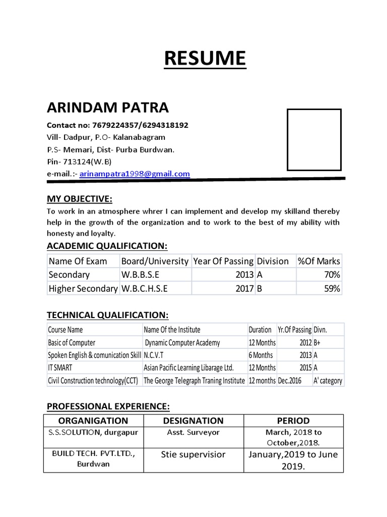 My Resume | Download Free PDF | Behavior Modification | Cognition