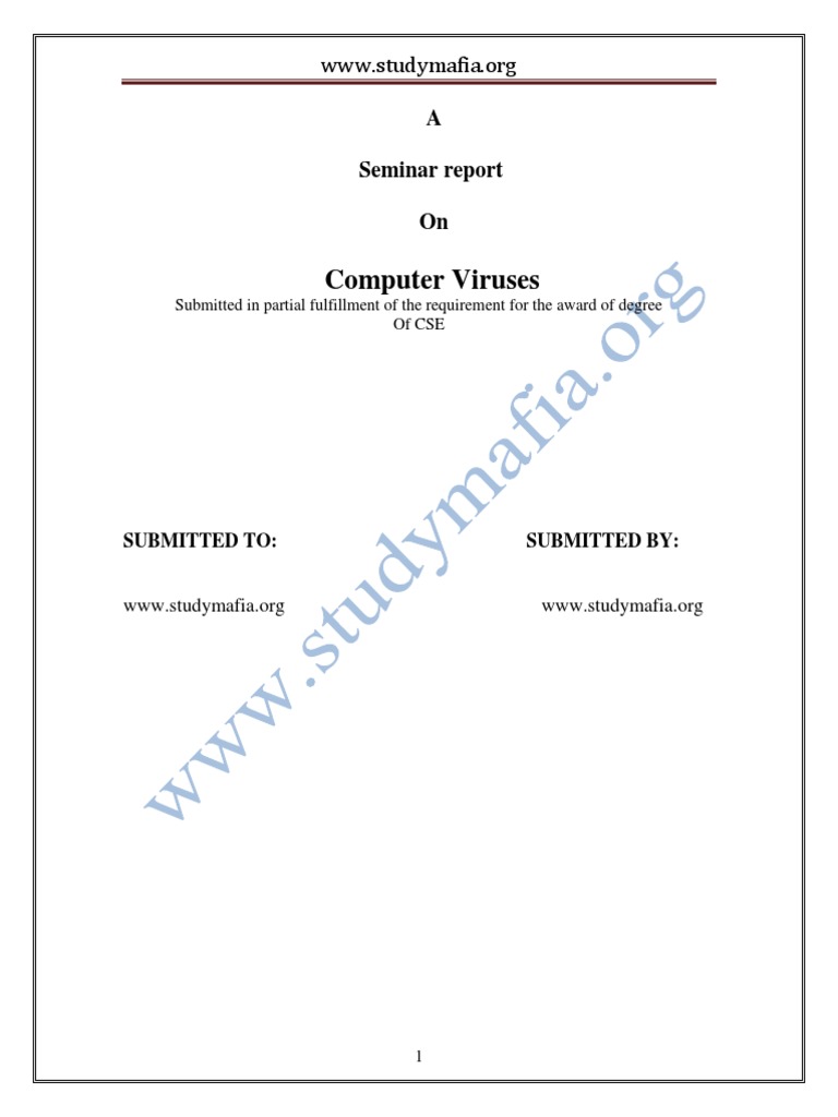 Understanding Computer Viruses | PDF | Computer Virus | Malware