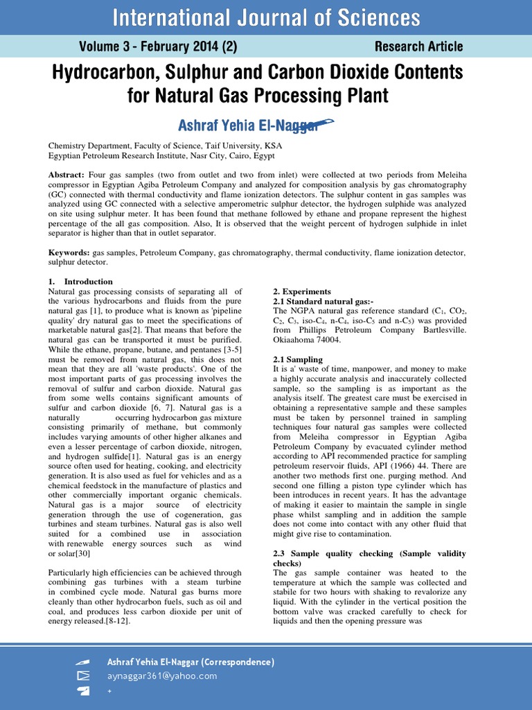 2 Natural Gas Processing | PDF | Natural Gas | Gas Chromatography