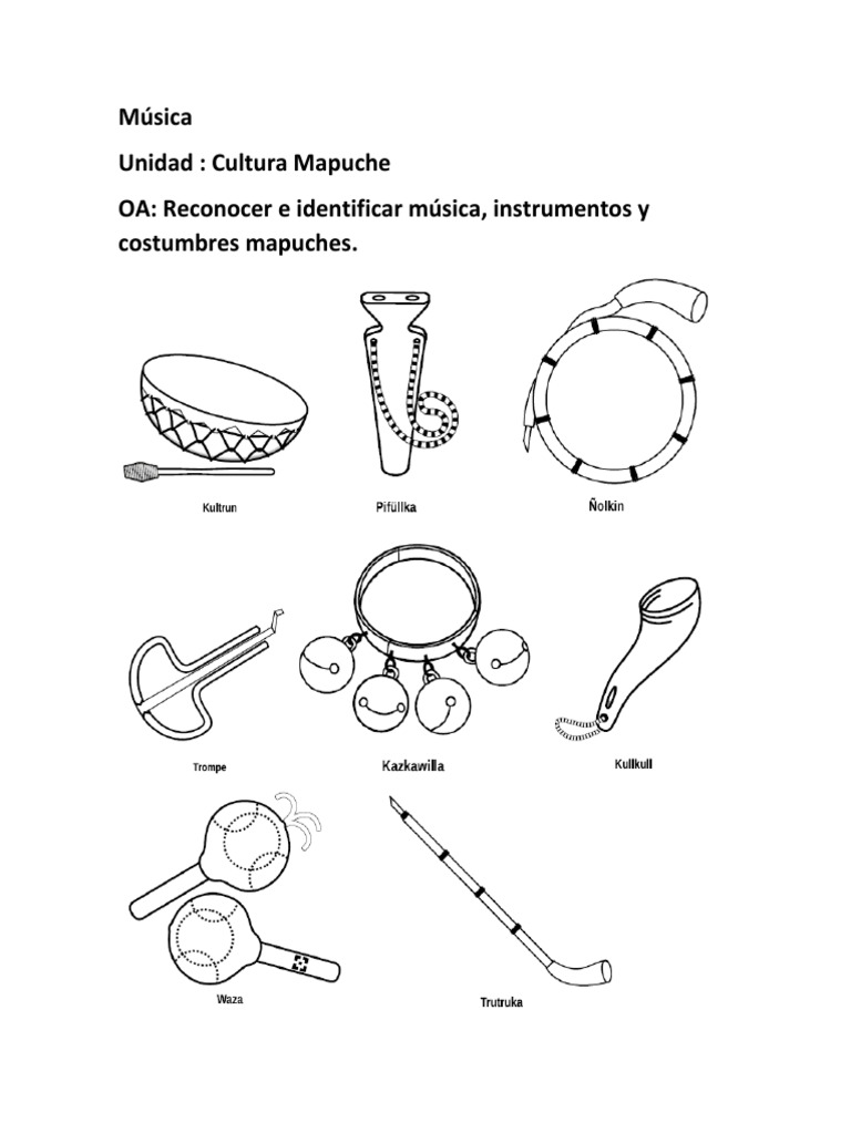 Guia de Instrumetos Mapuches | PDF | Arte