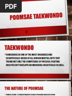1.poomsae 1-8 | PDF | East Asian Martial Arts | Taekwondo