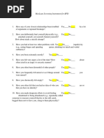 Body Dysmorphid Disorder Questionnaire (BDDQ) | PDF | Mental Health ...