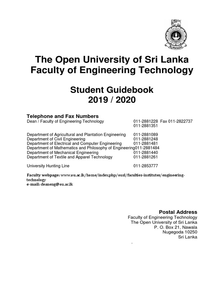 Guidebook - Updated 2019 | PDF | Academic Degree | Bachelor's Degree