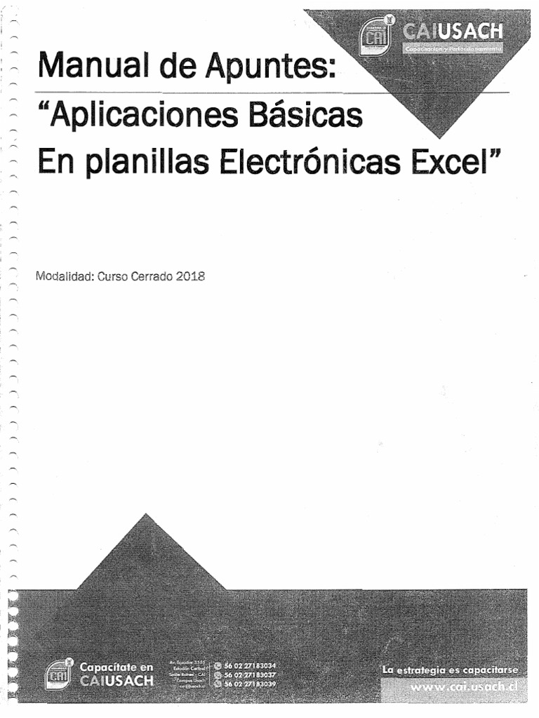 Manual Excel Básico | PDF | Microsoft Office | Point and Click