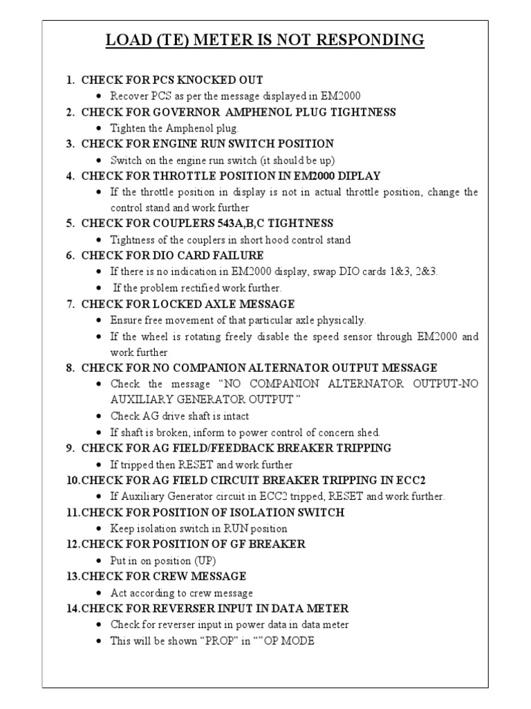 Troubleshooting Load Meter Issues | PDF | Science & Mathematics | Computers