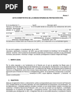 Acta Constitutiva Proteccion Civil | PDF | Gobierno | Educación avanzada