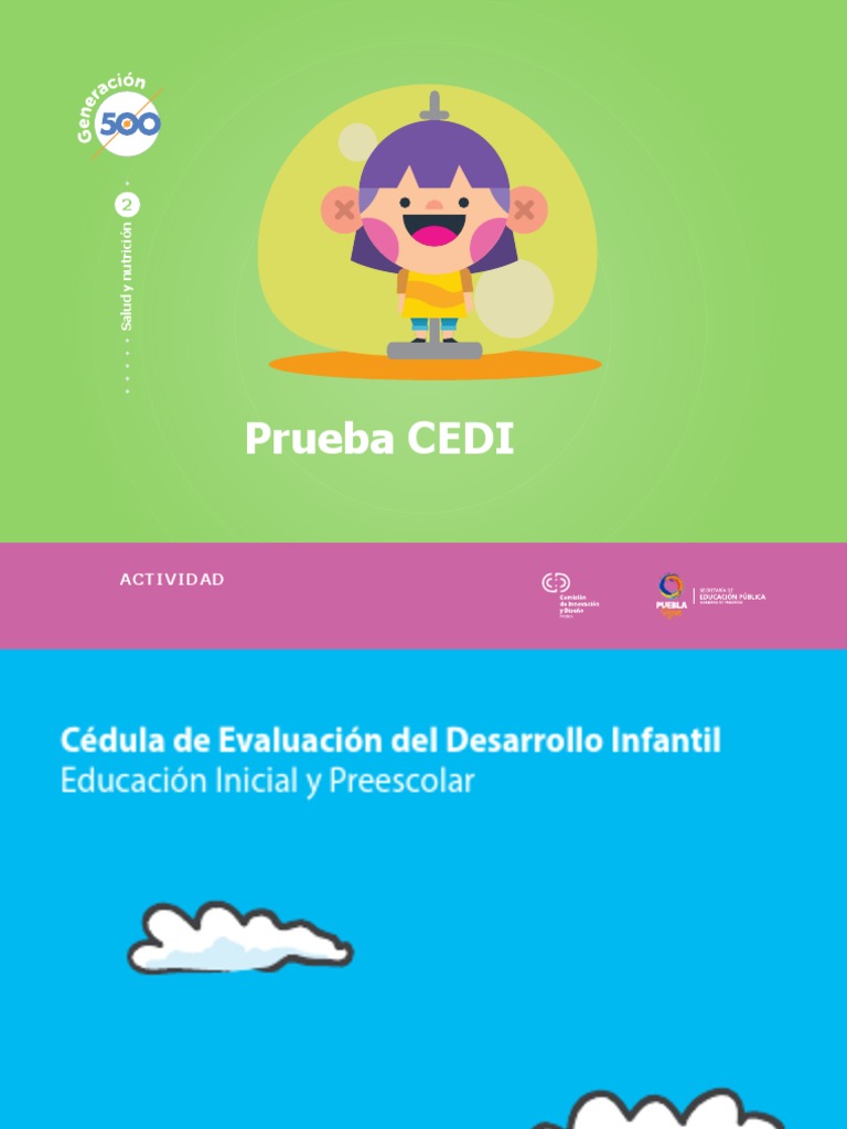 Prueba CEDI | PDF | Educación de la primera infancia | Aprendizaje
