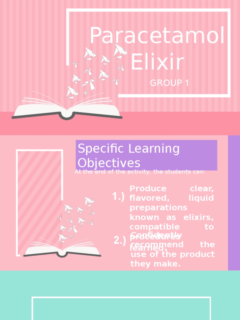 DDS Paracetamol Elixir (Post-Lab) | Download Free PDF | Glycerol | Solution