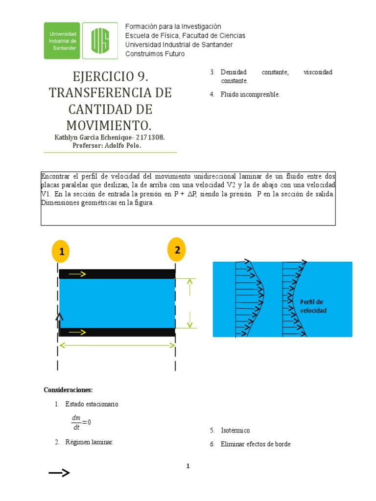 eJERCICIO FENOMENOS 2 | PDF | Viscosidad | Mecanica clasica