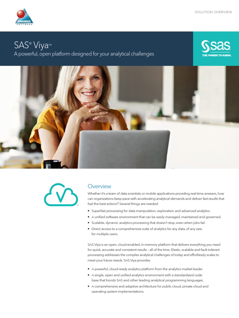 Sas Viya | PDF | Sas (Software) | Cloud Computing