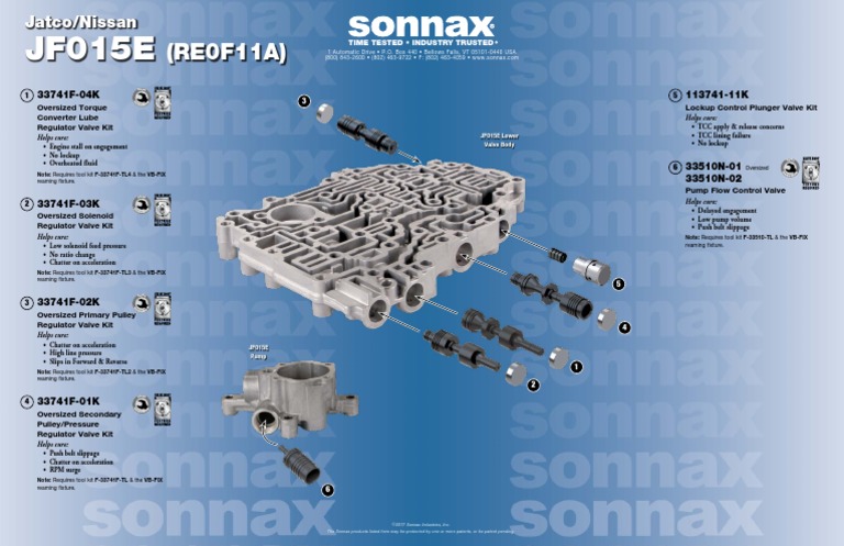 REOF11A | PDF | Automatic Transmission | Pump