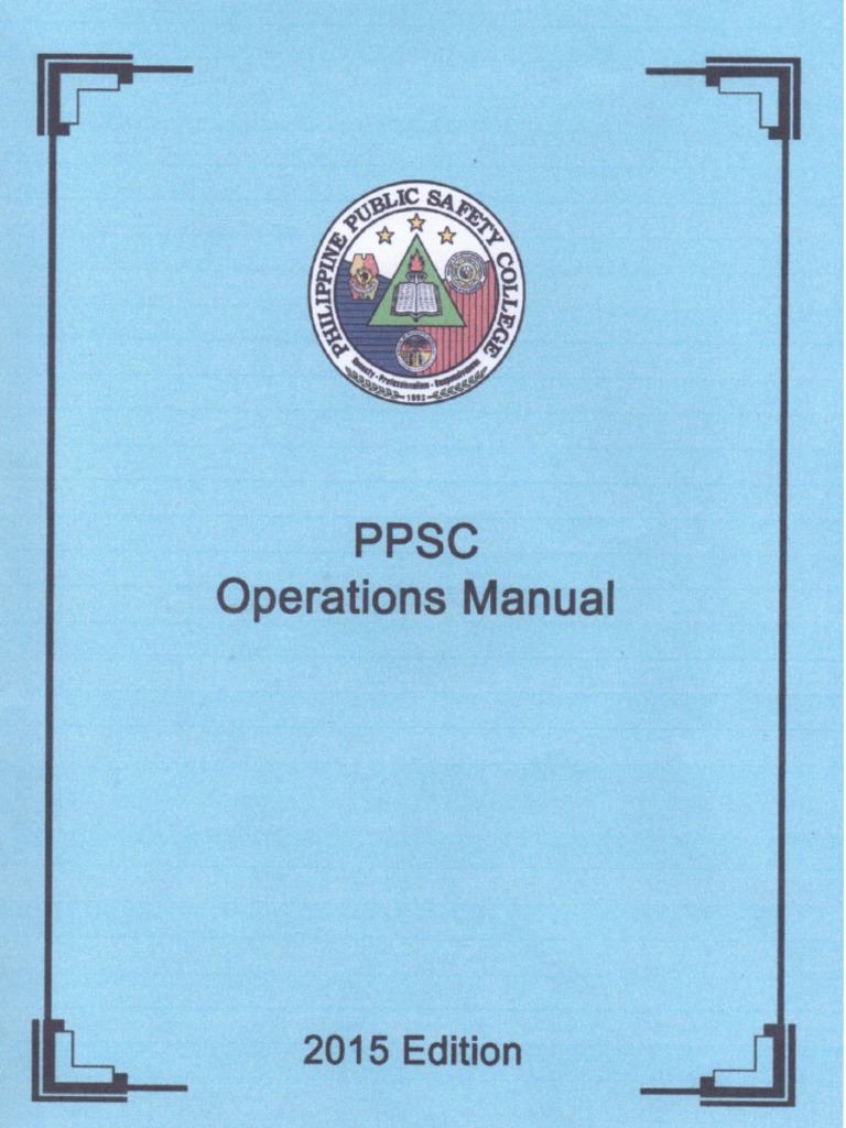 PPSC Operations Manual | PDF | Board Of Directors | Complaint