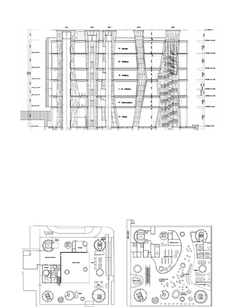 Mediateca de Sendai Planos | PDF