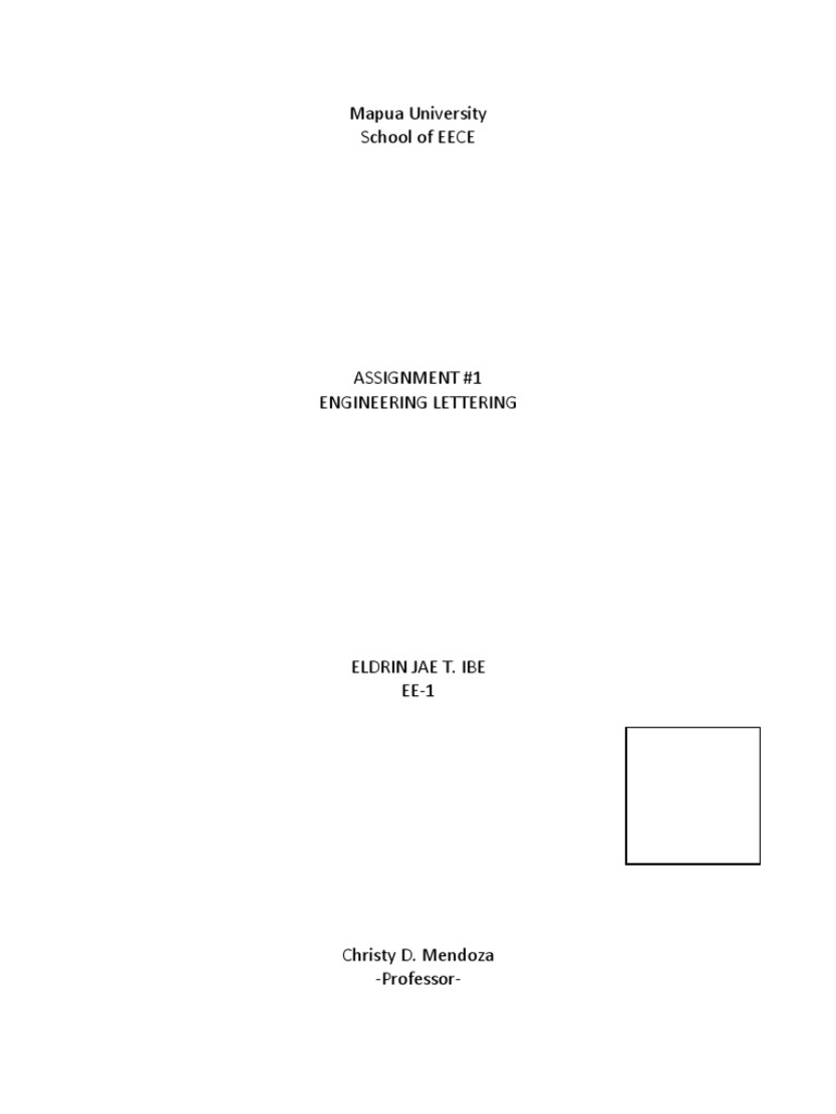 Guidelines for Engineering Lettering | PDF | Letter Case | Drawing