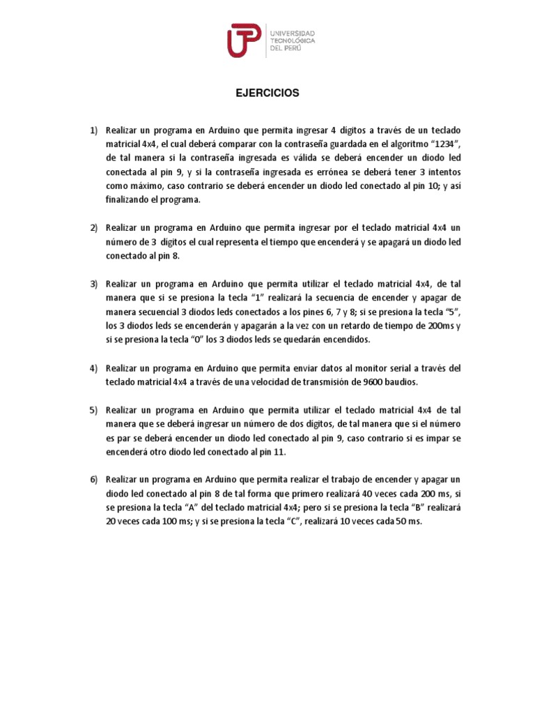 Ejercicios Teclado CGT | PDF Ejercicios Teclado CGT | PDF