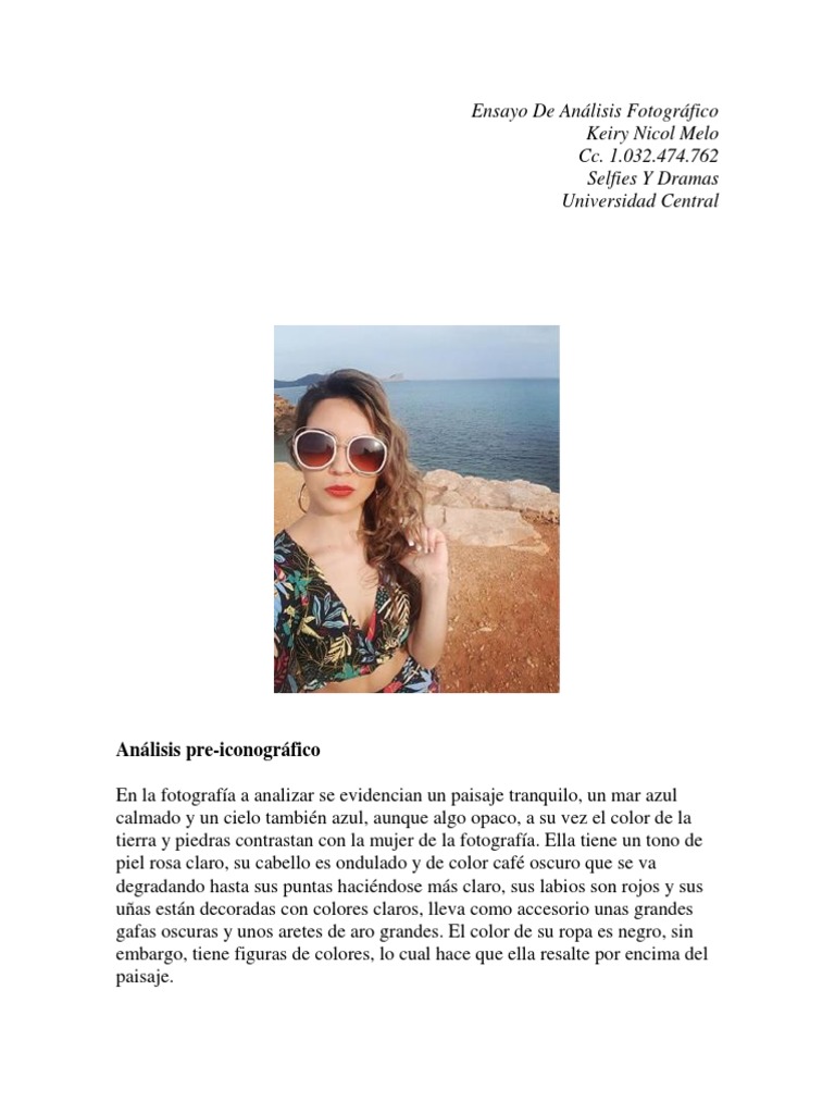 Ensayo de Análisis Fotográfico | PDF