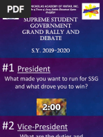 SSG Election Meeting de Avance | PDF | Career & Growth