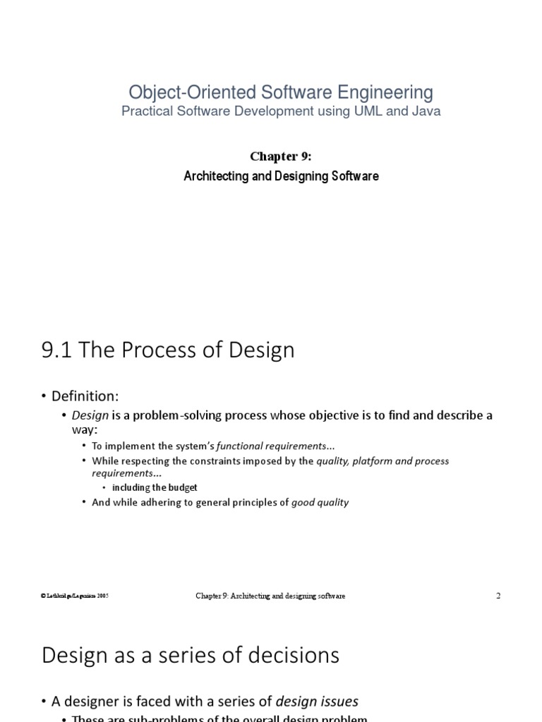 Object Oriented Software Engineering Practical Software Development Using Uml And Java Pdf