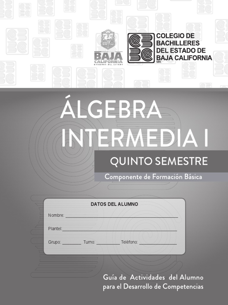 Algebra Intermedia I 2019-2 | Descargar gratis PDF | Enseñanza de ...