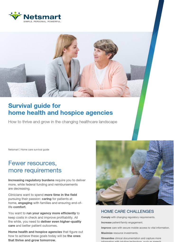 Netsmart Home Care and Hospice Survival Guide | PDF | Home Care | Health Economics