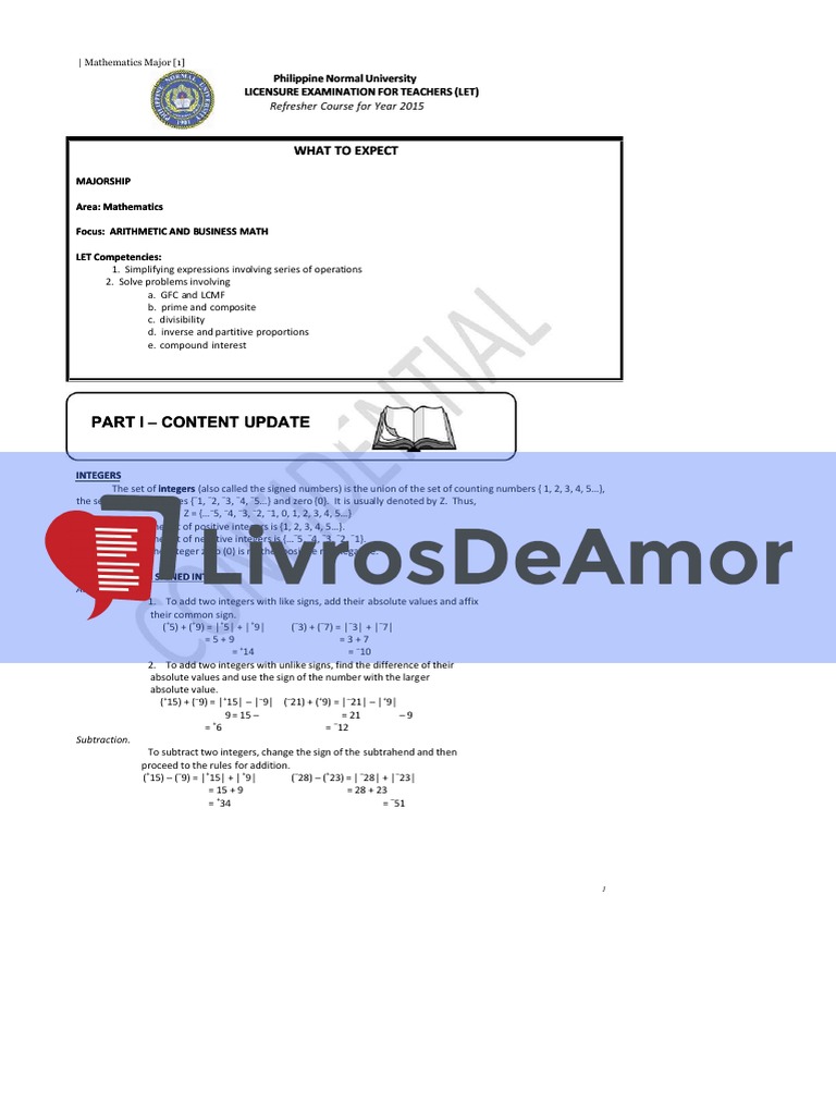 Let Math Major Reviewer Combined 195pages 16mb | PDF | Triangle | Angle