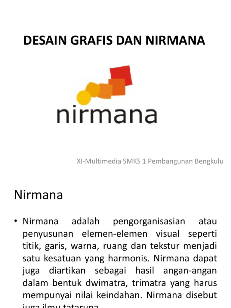 Desain Grafis Percetakan - Kelas XI Multimedia KD.1 DESAIN GRAFIS DAN NIRMANA | PDF