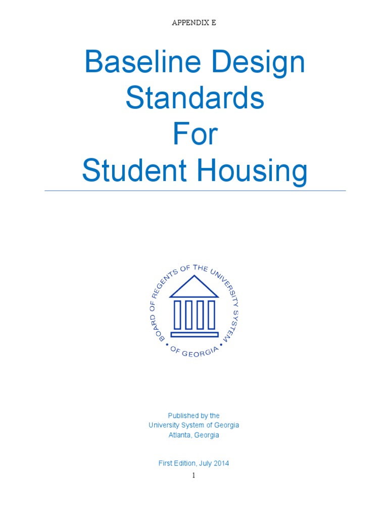 Appendix E-Baseline Design Standards | PDF | Tap (Valve) | Door