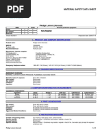 MSDS Harpic | PDF | Personal Protective Equipment | Waste