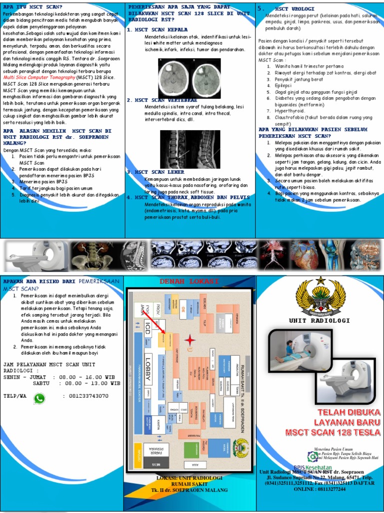 Brosur CT Scan | PDF